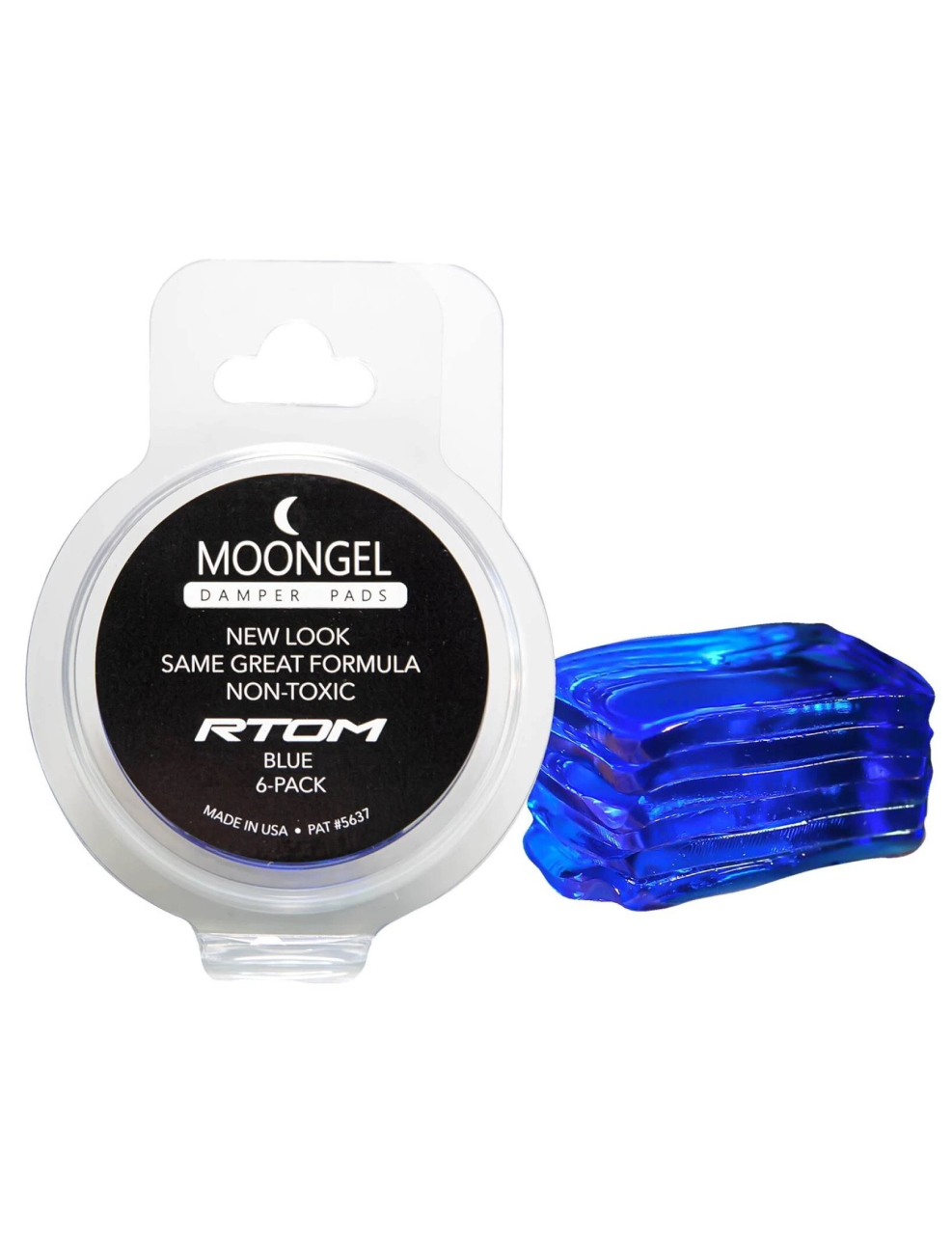Rtom Moongel Damper Pads Azul ( 6 unidades) - Discó-Som